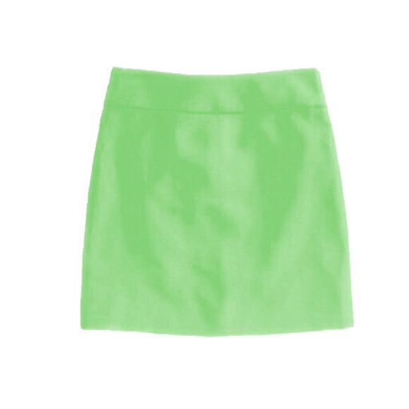 J Crew Factory Skirts J Crew Crayola Lime Green Mini Skirt Nwt